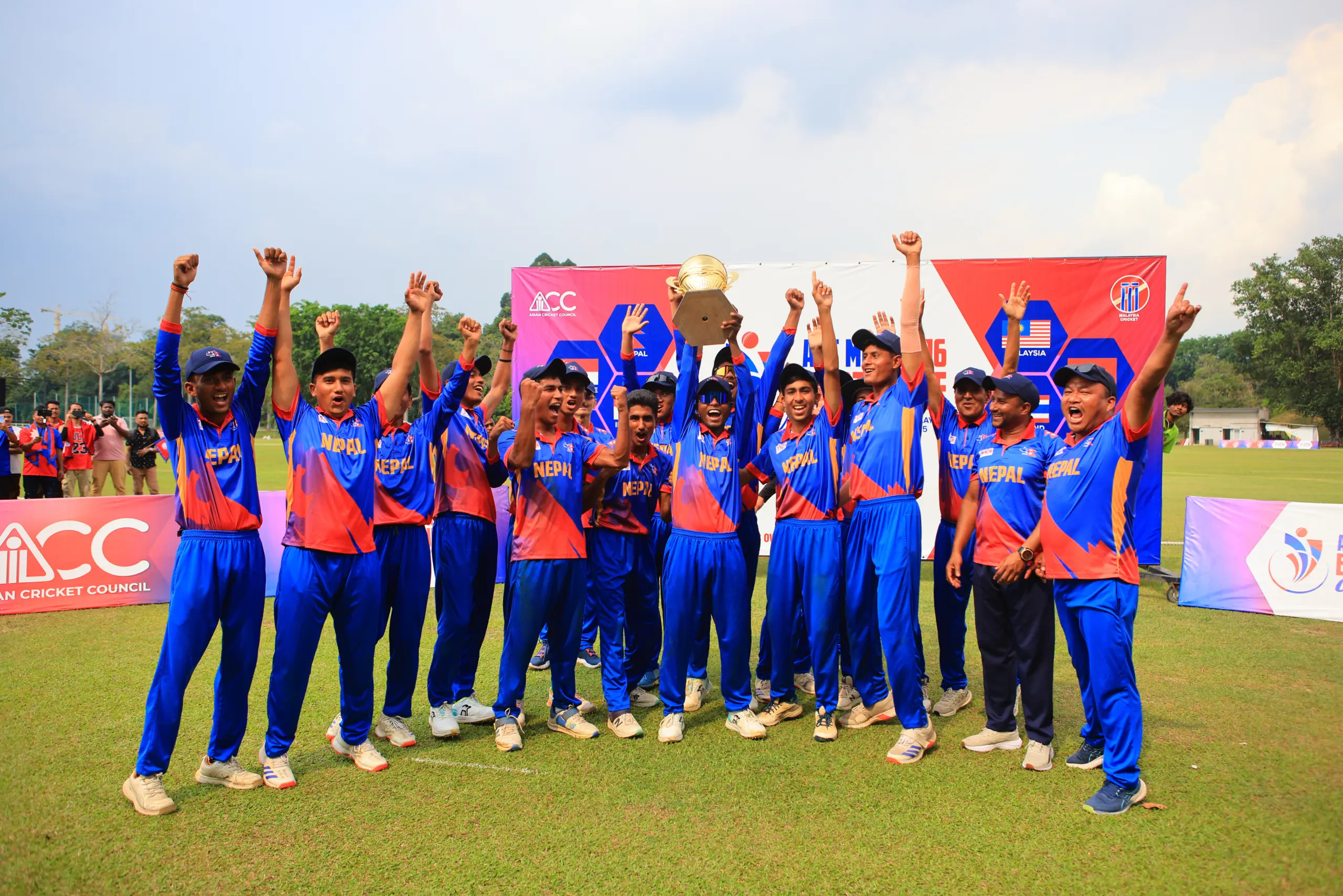 Nepal crowned champions of ACC Men's U16 East Zone Cup 2025 after thrilling win over Singapore